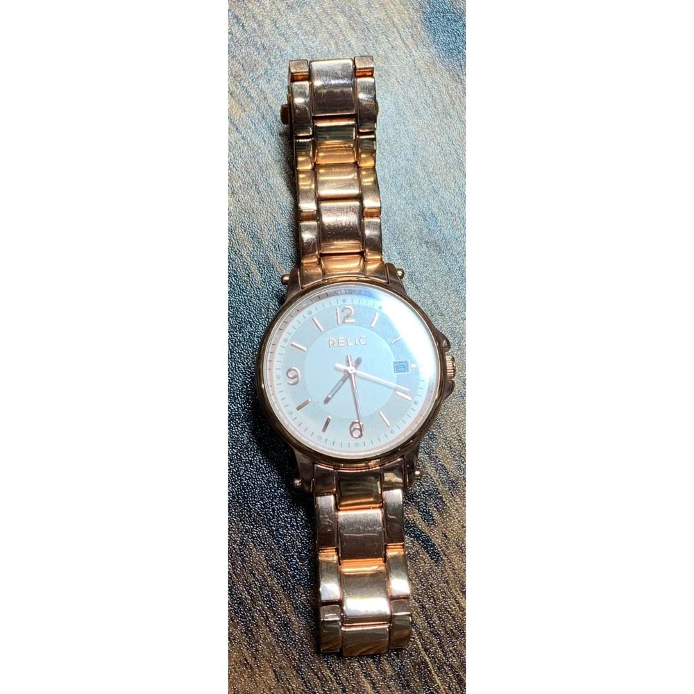 Relic Rose Gold Matilda Watch With Date Wristwatch Fo… - Gem